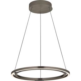 HELL h&ouml;llisch gutes Licht LED Pendelleuchte &raquo;RINGO&laquo; LED-Modul 1 Stk. warmwei&szlig; - kaltwei&szlig; Tastdimmer, 3-Stufen CCT, Stufenlos h&ouml;henverstellbar 2, &Oslash; 