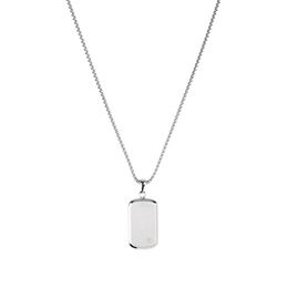 Tom Tailor Herren Tom Tailor Kette mit Anh&auml;nger silber Edelstahl, L: 55 B: 1,8mm