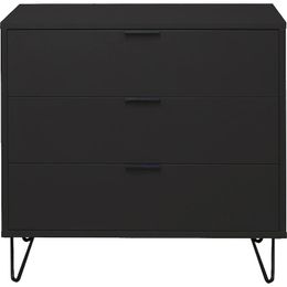M&auml;usbacher Kommode &raquo;Bonnie&laquo; Kommode mit Drahtgestell grau Holzwerkstoff B/H/T: 81cm x 80cm x 45cm, 3 Stk.