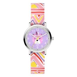 Cool Time Damen Cool Time Quarzuhr &raquo;The Cool Colorful Bear&laquo; Armbanduhr, Kinderuhr, M&auml;dchen, analog bunt Einheitsgr&ouml;&szlig;e