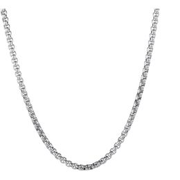 Firetti Herren Edelstahlkette &raquo;Schmuck Geschenk Edelstahl Halsschmuck Halskette Venezianerkette Color&laquo; silber 60, Edelstahl, L: 60 B: 3,5mm