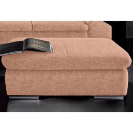 Sit & More sit&more Polsterhocker &raquo;Alcudia&laquo; braun Struktur;Luxus-Kunstleder;Luxus-Microfaser ALTARA NUBUCK (100% Polyester) B/H/T: 101cm x 43cm x 68cm, Luxus-