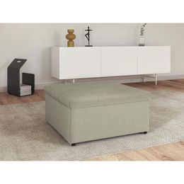 DOMO collection Hocker &raquo;SPLASH 87x87 cm, komfortabel, modernes Design&laquo; braun 100% Polyester B/H/T: 87cm x 40cm x 87cm, Webstoff