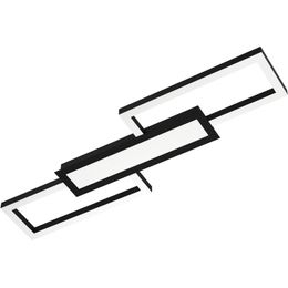 Eglo Deckenleuchte &raquo;MONIROTE&laquo; LED-Modul 1 Stk. warmwei&szlig; - kaltwei&szlig; Deckenleuchte aus Stahl, Alu - 37W - warmwei&szlig; - kaltwei&szlig; schwarz H: 4,5cm, 1 Stk.