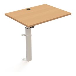 STIER Steh-Tisch 501-9 elektrisch h&ouml;henverstellbar 80 x 60cm Buche (907783)
