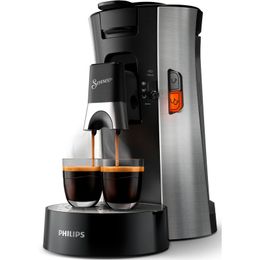 Kaffeepadmaschine &raquo;Select ECO CSA240/20, mit drei Kaffee-Einstellungen&laquo; aus 21% rec. Plastik, Memo-Funktion silber 2 Kaffeepadmaschine