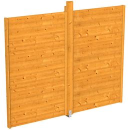 Skan Holz Pavillonseitenteil &raquo;Wand&laquo; braun Einheitsgr&ouml;&szlig;e