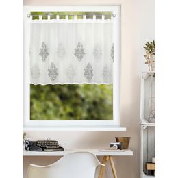 HOMING Panneaux &raquo;Estela&laquo; Schlaufen 1 Stk. tlg. Fertigschal wei&szlig; Polyester 80cm, Schlaufen, 140cm
