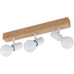 Eglo Deckenspot &raquo;TOWNSHEND 3&laquo; E27 Spot, Wohnzimmerlampe, Flur, L48 x B5 cm, 3X60W exkl. braun 3