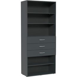 wimex Standregal &raquo;Multiraumkonzept&laquo; planbar und erweiterbar grau Holzwerkstoff B/H/T: 80cm x 185cm x 40cm