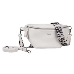 Gabor Damen Bauchtasche &raquo;Silena&laquo; hochwertig gewebte Gurtband und ein filigranes Logo wei&szlig; B/H/T: 30cm x 15,5cm x 9,5cm