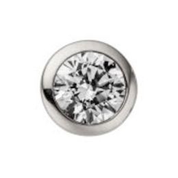 Firetti Damen Single-Ohrstecker &raquo;Schmuck Geschenk Gold 585 Ohrschmuck einzeln Solit&auml;r&laquo; mit Brillant - Krappenfassung gold 4,5mm, 0,25 P2 = erkennbare 