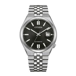 Citizen Herren Automatikuhr &raquo;TSUYOSA 60h&laquo; Armbanduhr, Damenuhr, Herrenuhr, Mechanische Uhr, Edelstahlarmband Einheitsgr&ouml;&szlig;e