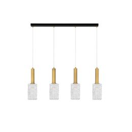 NOVA LUCE Pendelleuchte &raquo;CERTA&laquo; E27 1 Stk. gold 4, H: 120cm, 1 Stk.