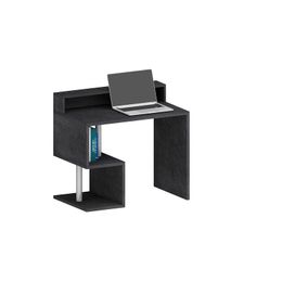Home Affaire Schreibtisch &raquo;Esse, modernes Design&laquo; in verschiedenen Breiten, mit und ohne Monitoraufsatz, Made in Italy grau B/H/T: 100cm x 92,5cm x 
