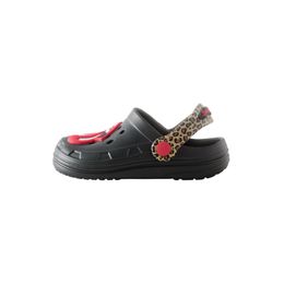 Next Sandals 'The Rolling Stones' girl size 29 Cream / Cherry red / Black