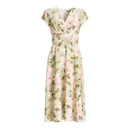 Swing Kleid Damen Gr&ouml;&szlig;e 46 khaki / pastellgr&uuml;n / pastellpink / wei&szlig; Sommerkleid