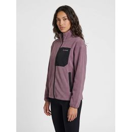 Hummel Fleece-Jacke Hmlpolar Damen in BLACK PLUM | Gr.: S