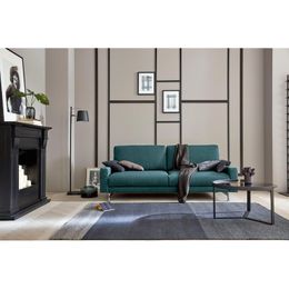 Creation BY ROLF BENZ 2-Sitzer &raquo;CR.450, Designsofa, Loungesofa, bequem und elegant&laquo; Armlehne niedrig, Fu&szlig; chromfarben gl&auml;nzend, Breite 164 cm blau 