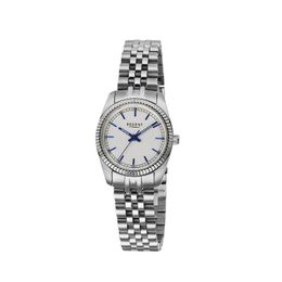 Regent Uhren Regent Damen Quarzuhr Armbanduhr, Damenuhr, Edelstahlarmband, analog silber Einheitsgr&ouml;&szlig;e