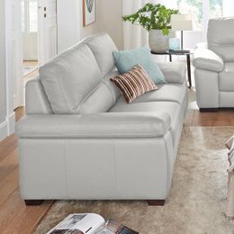 Calia italia 3-Sitzer &raquo;Gaia, hochwertiges Ledersofa mit erstklassigem Sitzkomfort&laquo; edles Design, in zwei hochwertigen Lederqualit&auml;ten braun Leder 