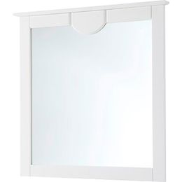 OTTO home Spiegel &raquo;Klera&laquo; Breite 81 cm, aus massiver Kiefer, FSC -zertifiziert wei&szlig; Glas B/H/T: 81cm x 81cm x 5cm