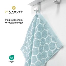 Dyckhoff Duschtuch &raquo;Pure Natural Honey&laquo; BIO Baumwolle, GOTS blau Frottier, Baumwolle B/L: 70cmx140cm, 1 Stk., Frottier
