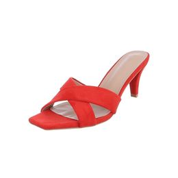 Ital-Design High-Heel Sandalette in Rot | Gr.: 36