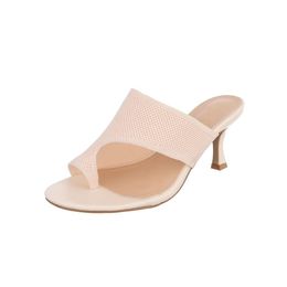 Ital-Design High-Heel Sandalette in Beige | Gr.: 40
