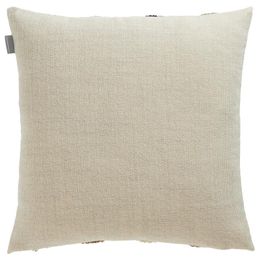 Musterring Dekokissen &raquo;Rythm&laquo; mit aufgestickten 3D-Streifen beige Polyester B/L: 45cm x 45cm, 1 Stk.