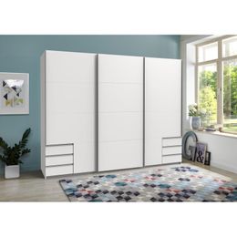 wimex Schwebet&uuml;renschrank &raquo;Seattle&laquo; mit Schubk&auml;sten wei&szlig; B/H/T: 270cm x 208cm x 64cm, Schubladen: 6 Stk. T&uuml;ren: 3 Stk.