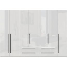 OTTO home Kleiderschrank &raquo;Piano, UV lackiert, hochgl&auml;nzend in beige oder wei&szlig;, FSC-zertifiziert&laquo; mit 4 Schubladen, 272 oder 317cm breit, H&ouml;he 224cm, 