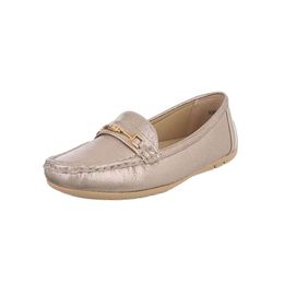Ital-Design Halbschuh in Gold | Gr.: 37