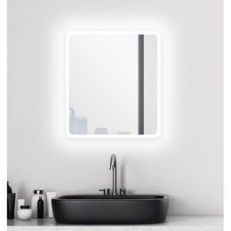 Talos Badspiegel &raquo;Moon&laquo; LED Spiegel, Design Lichtspiegel silber B/H/T: 40cm x 2,5cm x 45cm