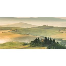 Express K&uuml;chen K&uuml;chenr&uuml;ckwand &raquo;Toscana&laquo; gr&uuml;n B/H: 120cm x 55,9cm K&uuml;chenr&uuml;ckwand