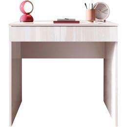 OTTO home Schreibtisch &raquo;Basic, Computertisch mit 1 Schublade&laquo; Arbeitstisch, Schminktisch in versch. Farben, Breite 78 oder 110 cm wei&szlig; B/H/T: 78cm x 