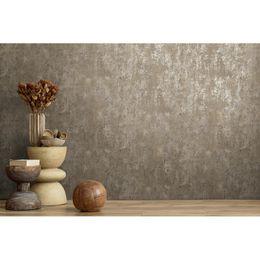 Livingwalls living walls Vliestapete &raquo;struktur Vliestapete in Beton-Optik Farbvarianten&laquo; urban strukturiert beige Vlies B/L: 0,53m x 10,05m, Rollen: 1
