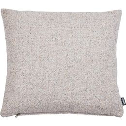 done. Dekokissen &raquo;MELLOW&laquo; Dreidimensionale Boucl&eacute;-Optik beige Polyester B/L: 50cm x 50cm, 1 Stk.