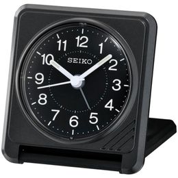 Seiko Reisewecker &raquo;QHT015K&laquo; Wecker, Piepalarm, inkl. Batterie schwarz Einheitsgr&ouml;&szlig;e