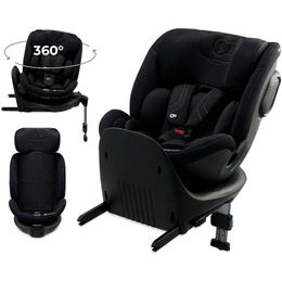 Kinderkraft Autokindersitz &raquo;XRIDER 2 i-Size&laquo; Klasse 0 / 1 / II / III (bis 36 kg) 360&deg; &ndash; drehbarer Kindersitz schwarz Einheitsgr&ouml;&szlig;e Autokindersitz