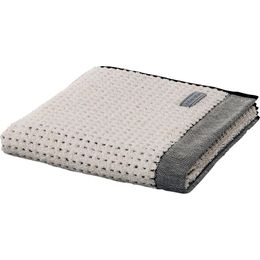 M&ouml;ve Saunatuch &raquo;Eden Piquee&laquo; mit Lederetikett beige Walkfrottier, Obermaterial: 100% Baumwolle B/L: 80cmx200cm, 1 Stk., Walkfrottier