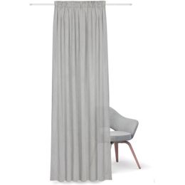 Feel of Nature Gardine &raquo;Freja&laquo; Kr&auml;uselband 1 Stk. tlg. HxB: 245x140 grau Baumwolle 245cm, Kr&auml;uselband, 140cm