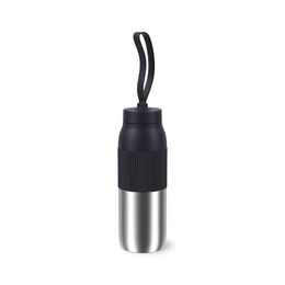 Emsa Isolierflasche &raquo;beYou Twist&laquo; mit integriertem Sieb und Trageband, 100% dicht, sp&uuml;lmaschinengeeignet Edelstahl, Polypropylen (PP), Silikon 500ml