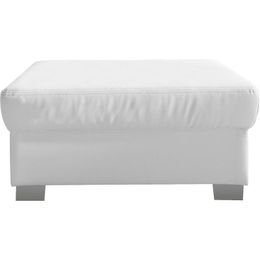 DOMO collection Hocker &raquo;Star B/T 90/60cm&laquo; wei&szlig; NaturLederBitte beachten Sie, dass Lederbez&uuml;ge mehr N&auml;hte aufweisen als Stoffbez&uuml;ge;Struktur (90% 