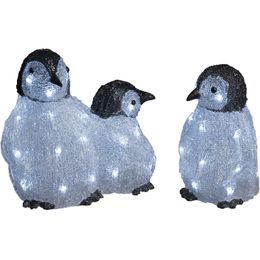 Konstsmide LED-Lichterkette &raquo;Weihnachtsdeko aussen&laquo; 48 kalt wei&szlig;e Dioden schwarz Dioden 48 Stk., Gesamtl&auml;nge 5,5m