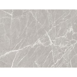 Livingwalls living walls Fototapete &raquo;The Wall&laquo; Motiv Steinoptik gemustert glatt Fototapete Modern Tapete Marmor Tapeten Wohnzimmer modern Design Optik grau Vinyl,