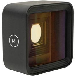 MOMENT Objektiv &raquo;1.33x Anamorphic Lens - Gold Flare - T-Series&laquo; schwarz Montage wird an einer separat erh&auml;ltlichen Moment-Smartphone-H&uuml;lle in 