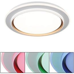 Globo LIGHTING Deckenleuchte &raquo;JANICE&laquo; LED-Modul 1 Stk. LED Deckenleuchte f&uuml;r Wohn- & Schlafzimmer RGB 1, &Oslash; 49cm H: 7cm, 1 Stk.