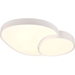 Trio Leuchten LED Deckenleuchte &raquo;RISE, LED Deckenlampe 45W 5300 Lumen warmwei&szlig; bis kaltwei&szlig; 2700-6500K&laquo; LED-Board 1 Stk. warmwei&szlig; - kaltwei&szlig; 