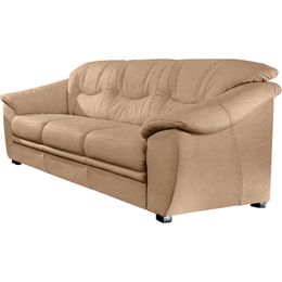 Sit & More sit&more 3-Sitzer &raquo;Savona, B. 198cm, Federkern, opt. mit Schlaffunktion, Sitzh. 46cm&laquo; mit Federkern braun PRIMABELLE -Microfaser (100% Polyester);